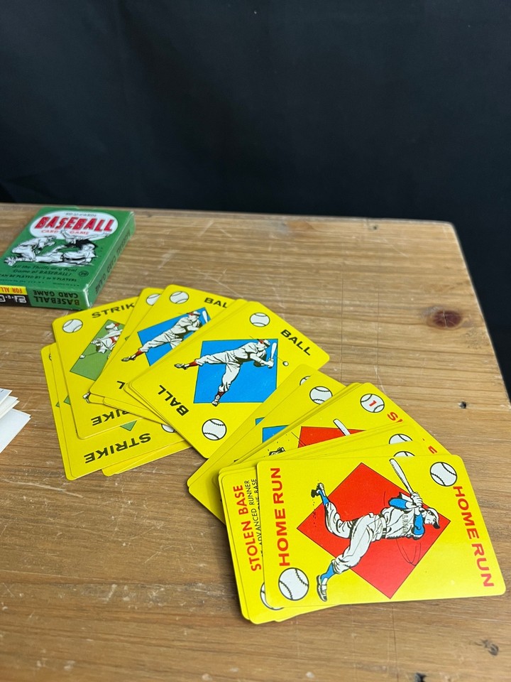 VINTAGE Baseball Card Game 1957 Ed-U-Cards DECK OF 36 Cards ...