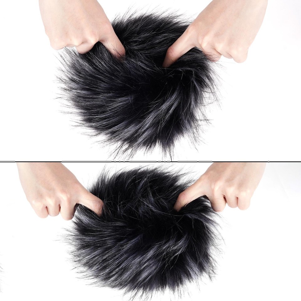 Faux Fur Wrist Cuffs Winter Furry Bands Wrist Arm Leg Warmer, 1 Pair | eBay