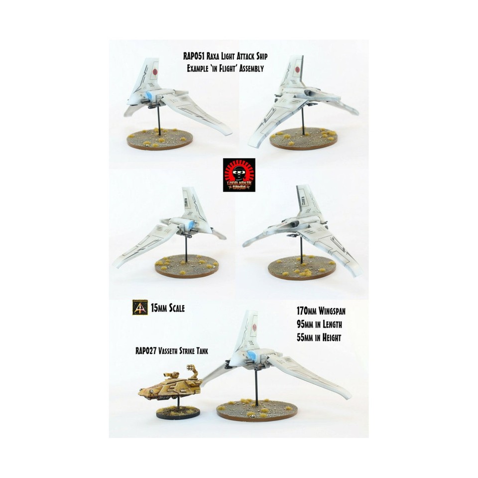 Alternative Armies Loud Ninja Mini 15mm Raxa Light Attack Ship New | eBay