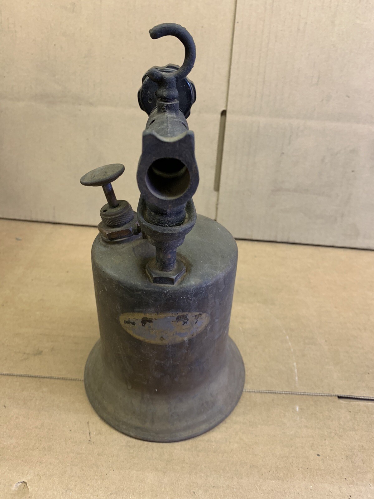 Vintage Industrial Dunlap Model 5549 brass and steel blow torch | eBay