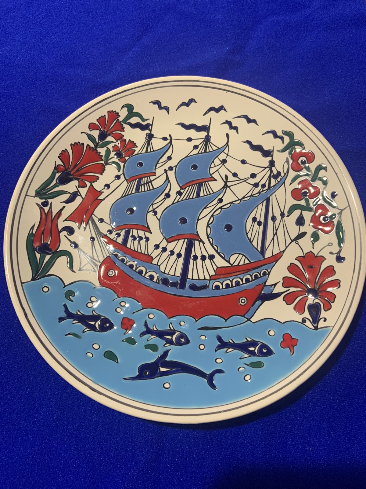 Hand Made Ceramic Greek Plate by Neofitoy Keramic | Faliraki Rodos | eBay