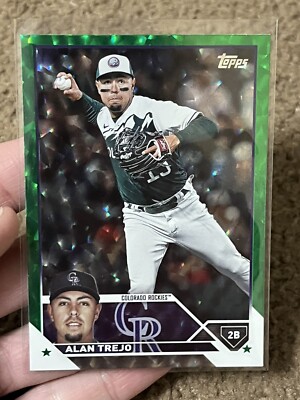 2023 Topps Update ALAN TREJO GREEN FOILBOARD /499 ROCKIES US104 | eBay