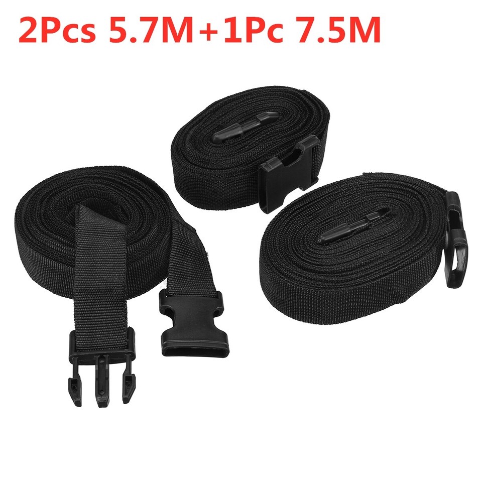 Gust Car Cover Straps Wind Protector 3pcs Plastic Polyester Rope ...