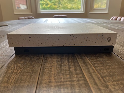 Microsoft Xbox One X 1TB Console - White (Paint Splatter Design) With ...