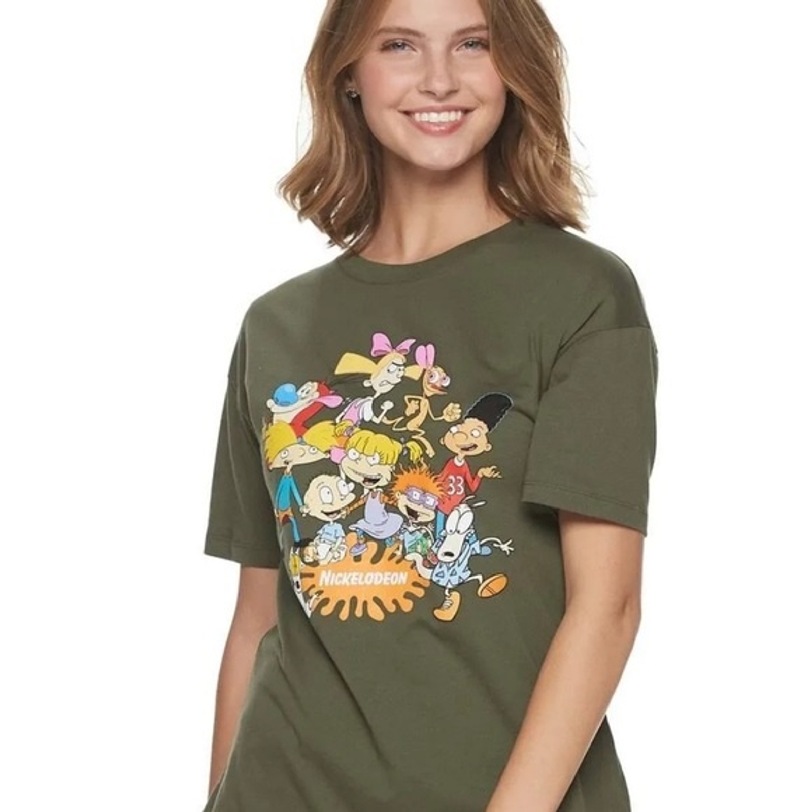 Nickelodeon Women’s Ren & Stimpy Hey Arnold Rugrats T… - Gem