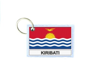 Keychain key printed double-sided flag KIR Kiribati | eBay