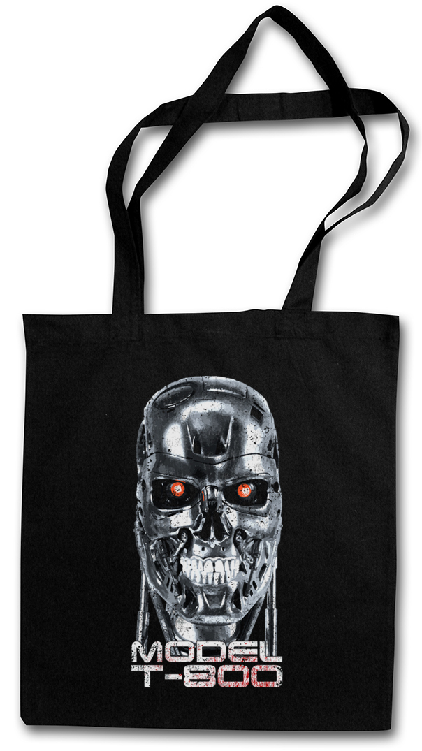 SKULLHEAD MODEL T-800 Hipster Shopping Bag - Cyberdine Skynet Cyborg ...