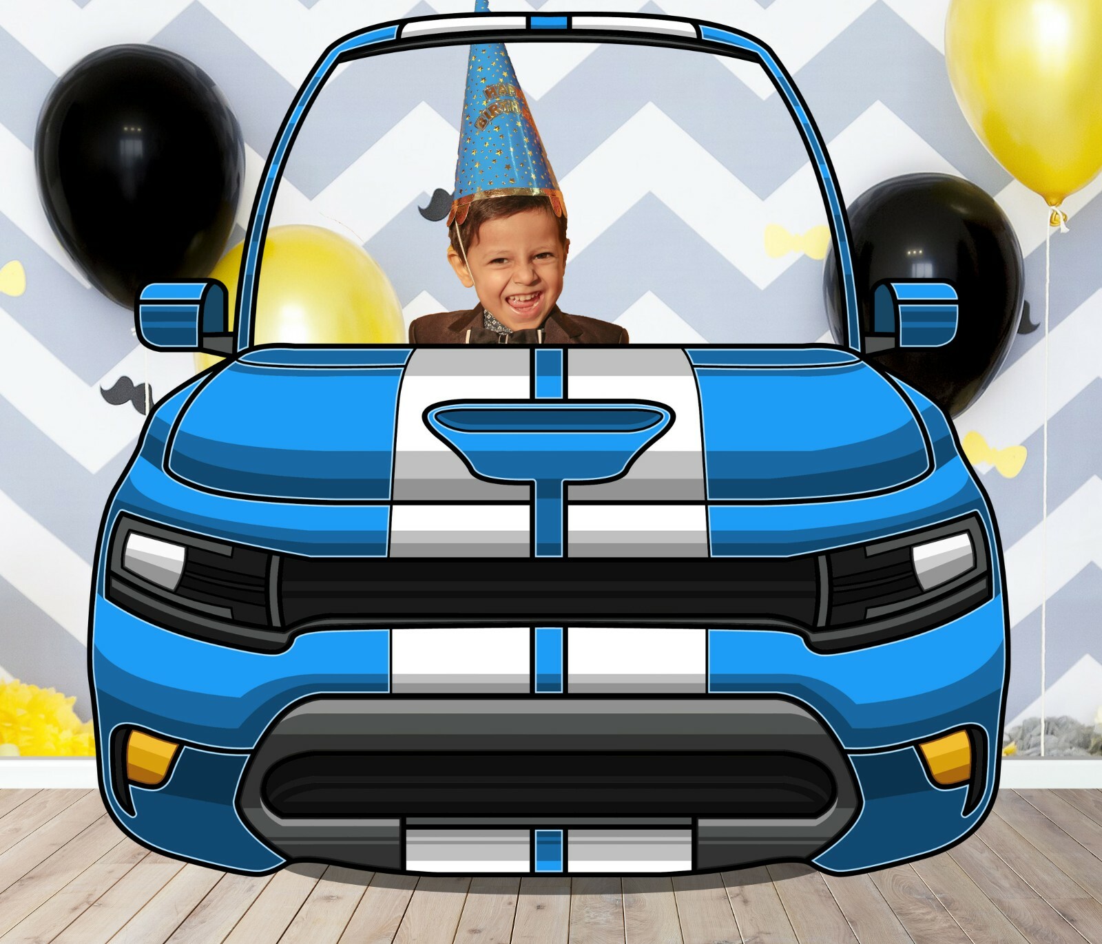 Blue Car, Vehicle Theme, DIY Photo Booth Props, Non-Personalized | eBay