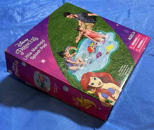 Disney Princess-The Little Mermaid-Splash Pad Sprinkler-64” X 57” | eBay