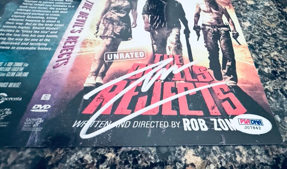 Rob Zombie Autographed Signed Devil’s Rejects DVD Cover Only PSA/DNA ...