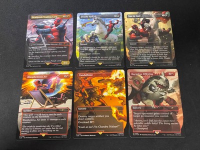 Magic The Gathering MTG Secret Lair x Marvel's Deadpool Non-Foil ...