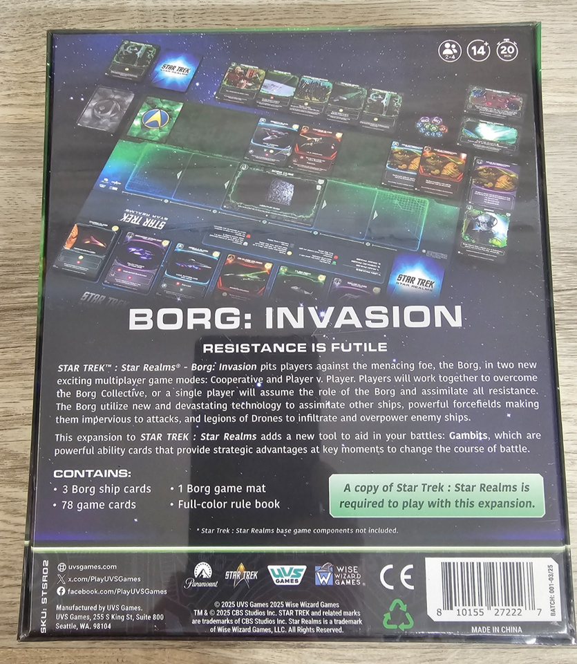 Star Trek: Star Realms – Borg: Invasion Expansion -NEW! | eBay