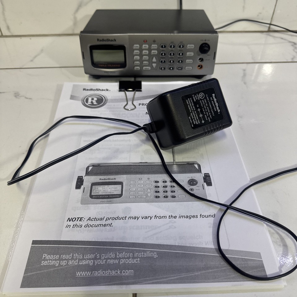 RadioShack Pro-2055 Radio Shack Triple Trunking Scanner EDACS, Motorola ...