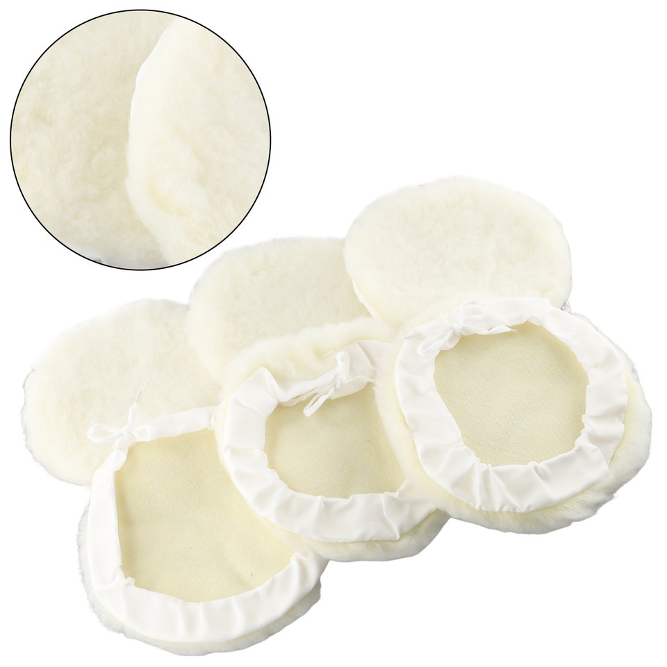 6Pcs Polishing Bonnet Buffing Pad Kit Set Drill Adapter For Car ...