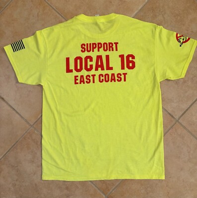 SUPPORT LOCAL 16 EAST COAST PAGAN'S MC MOTORCYCLE CLUB T SHIRT MEDIUM ...