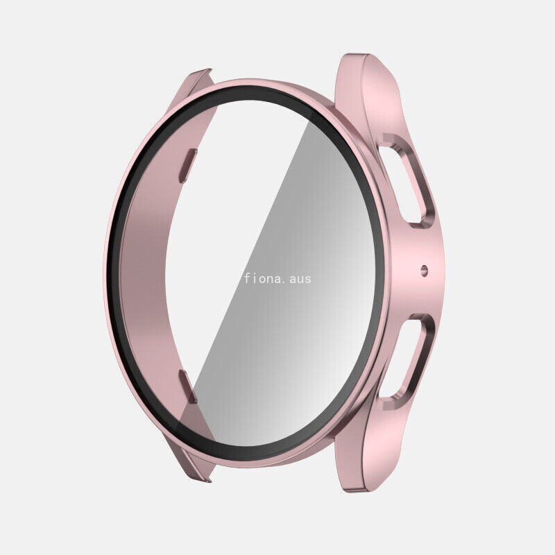 For Samsung Galaxy Watch7 44/40mm Hard PC Case Full Cover Glass Screen ...