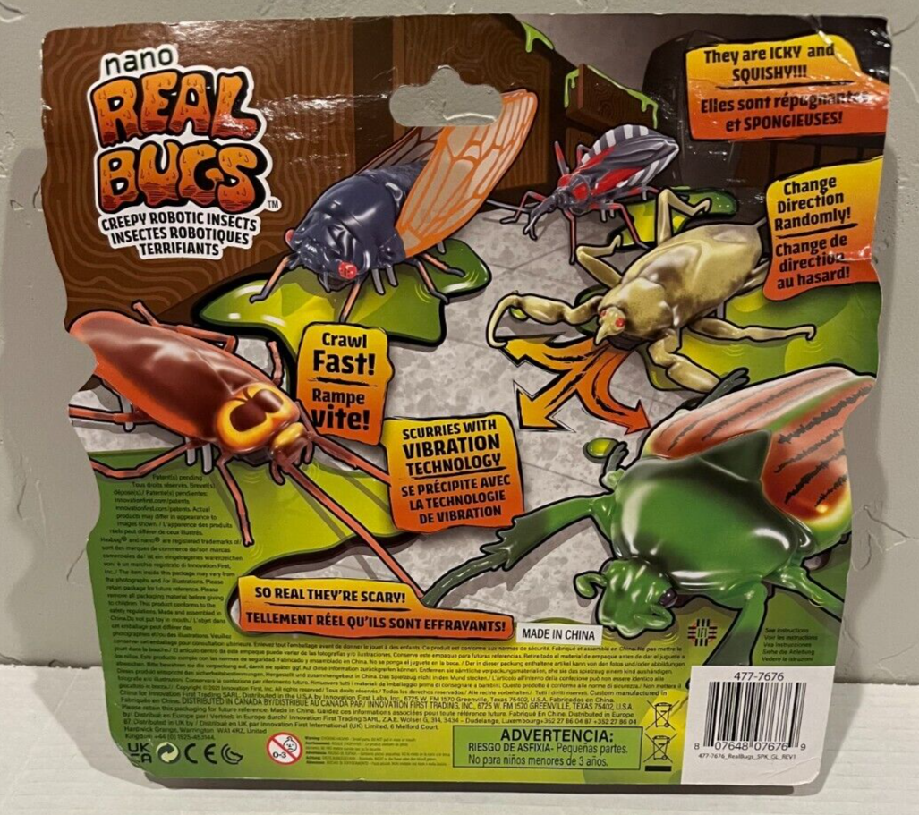 Hexbug Nano Real Bugs 477-7676 Motorized Realistic Robotic Insect Toys ...