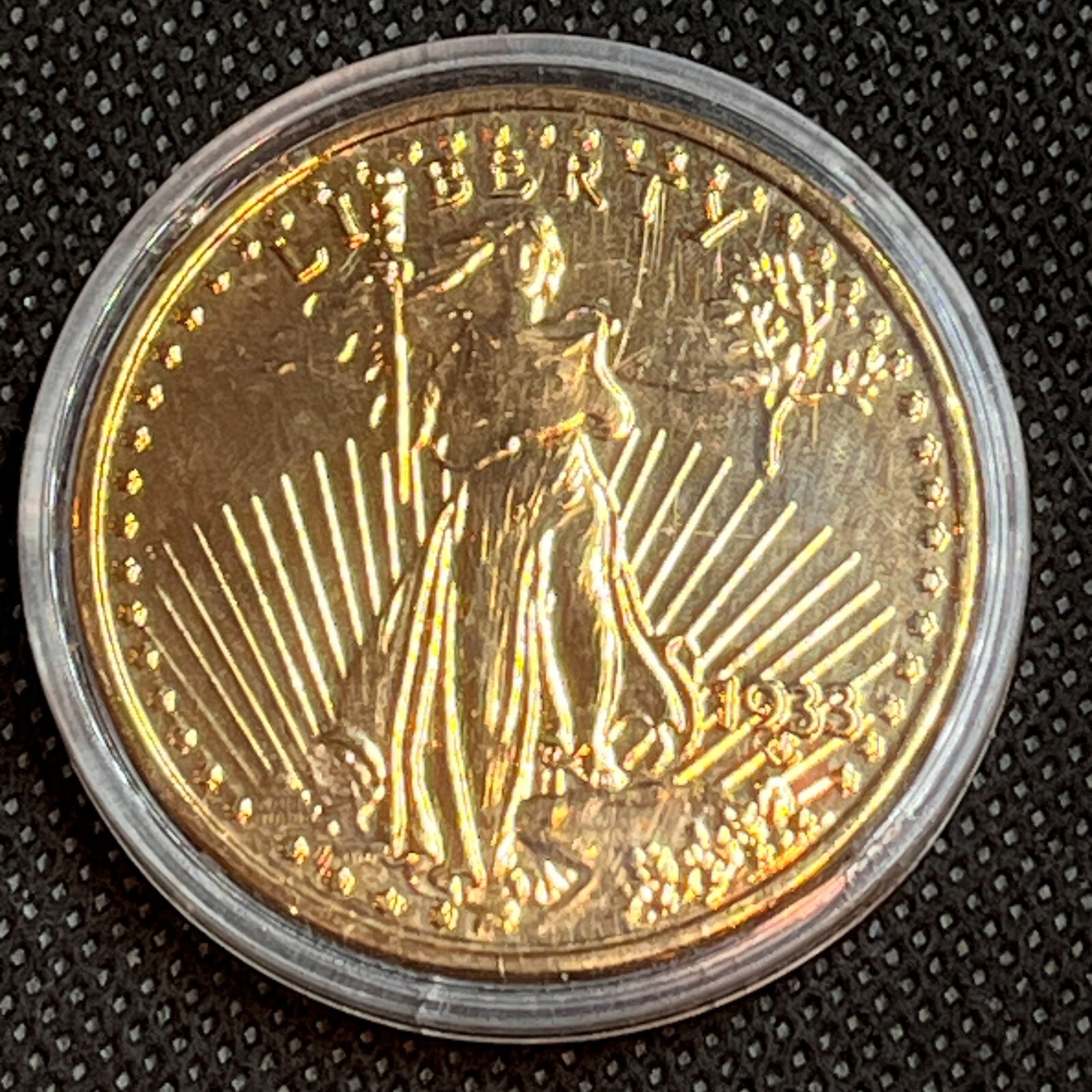 OFFICAL HISTORIC 1933 DOUBLE GOLD EAGLE REPLICA AMERICAN MINT #454 | eBay