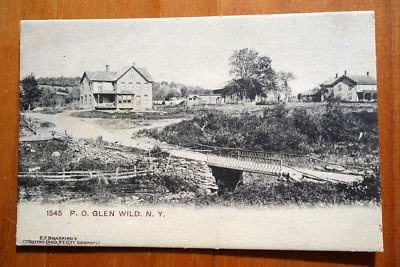 419 Co Rd 58, Glen Wild NY undivided postcard Pine Tree Rd intersection ...