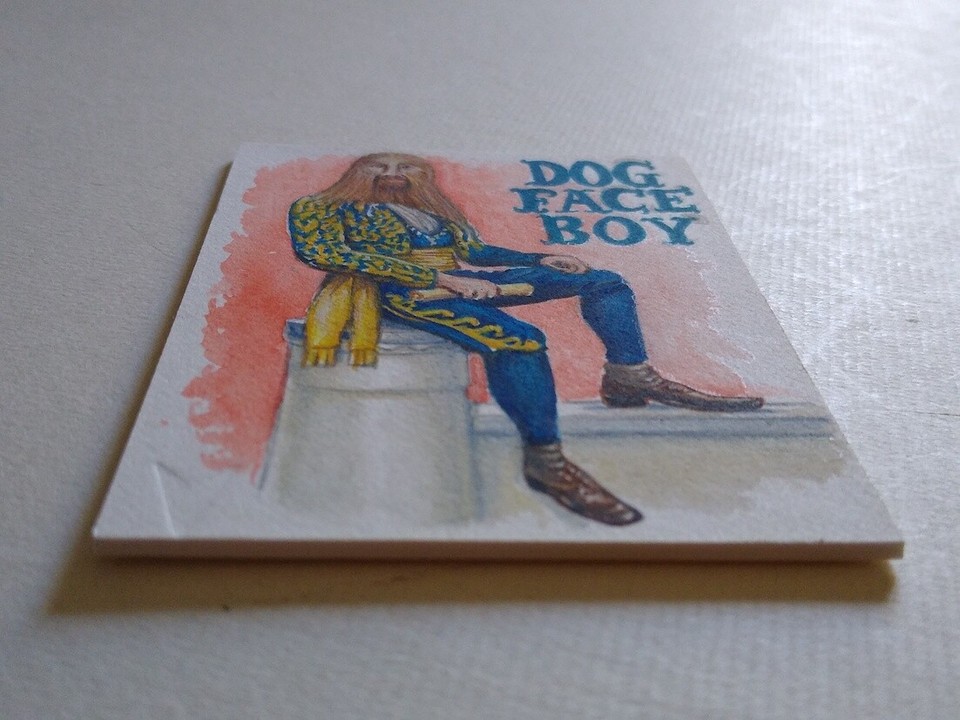 Neil Camera Carnival sketch card Dog Face Boy Viceroy 2013 | eBay