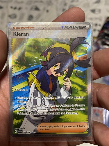 Kieran - 206/167 Pokemon TCG - SV06: Twilight Masquerade NM | eBay