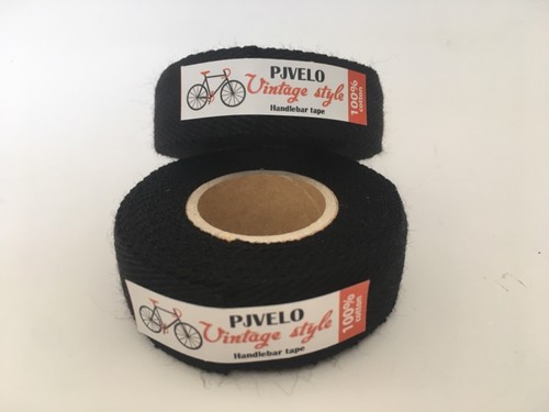 15 UNIQUE COLORS !!VINTAGE STYLE 100% COTTON HANDLEBAR TAPE BLACK!!! | eBay