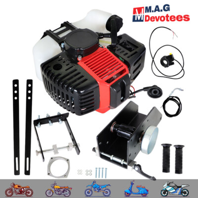 Bicycle Rear Friction Gasoline Engine For 43cc 2Stroke Bike Gas ...