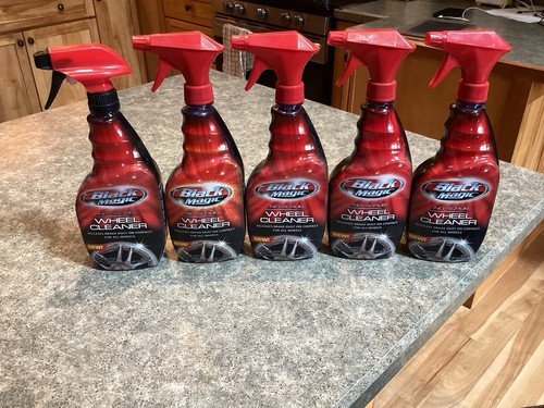 (5) Black Magic No Scrub Wheel Cleaner, Dissolves Brake Dust, 23 Fluid ...
