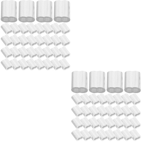 2 PCS Steel Cable Crimp Wire Clamps for Crimping Sleeve End Crimps ...