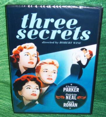 NEW RARE OOP OLIVE PATRICIA NEAL ELEANOR PARKER THREE SECRETS MOVIE DVD ...