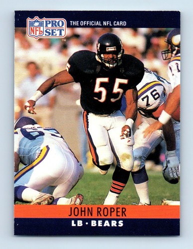 1990 Pro Set John Roper Rookie Chicago Bears #56 | eBay