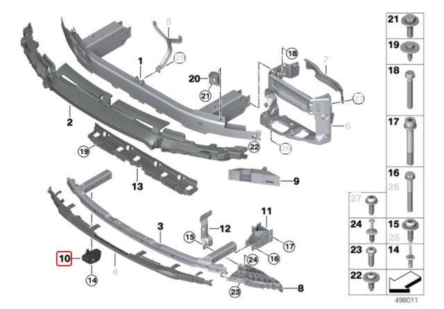 Genuine BMW Door Edge Guard X2 51117397396 (9) for sale online | eBay