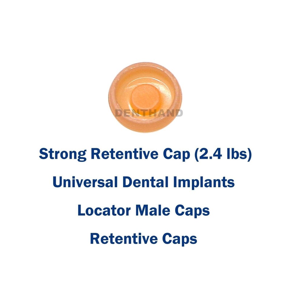 10 Pcs Dental Attachment Overdenture Implant Retention Caps 2.4 lbs ...