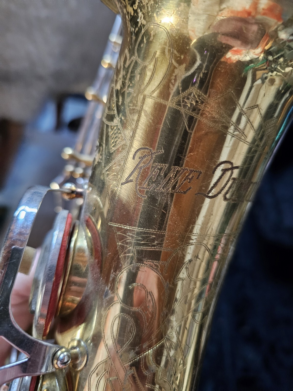 Vintage Rene Dumont Paris France Sax Saxophone - Fixerupper | eBay