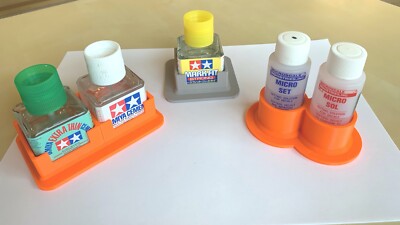 Tamiya Bottle Glue Holder Stand - MicroScale Micro Sol Holder - Anti ...