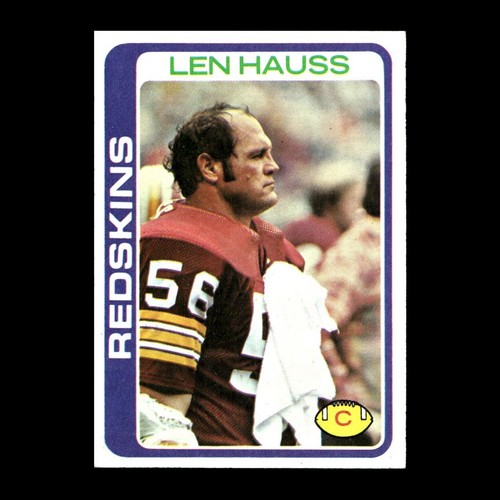 Len Hauss 1978 Topps Washington Redskins #51 R308B 1 | eBay