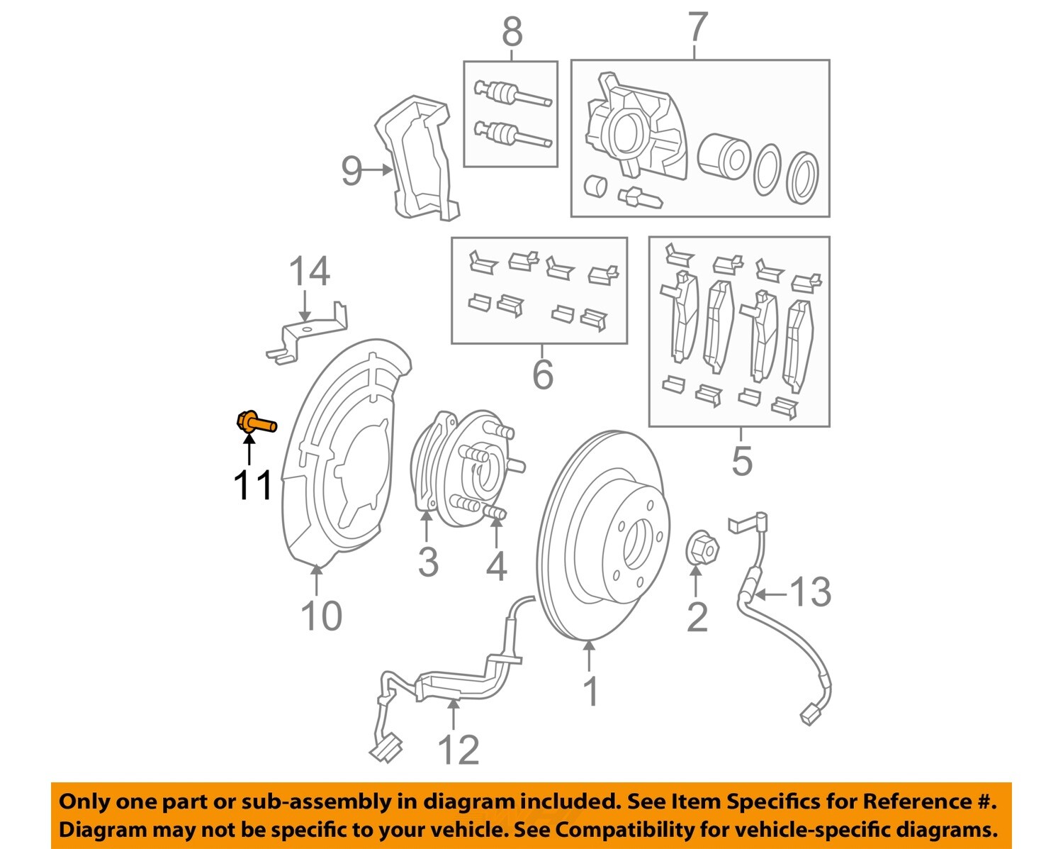 Jeep CHRYSLER OEM Brake-Front-Backing Plate Dust Splash Shield Bolt ...