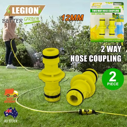 Garden Hose Joiner 12mm 2 Way Adapter water pipe connector joiners ...