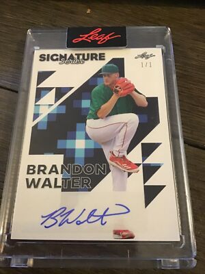Brandon Walter 2023 Leaf Signature Series Auto 1/1 Red Sox🔥 | eBay