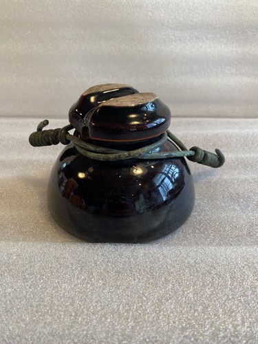 Vintage Brown Glazed Ceramic (Pinco?) Insulator with character! | eBay