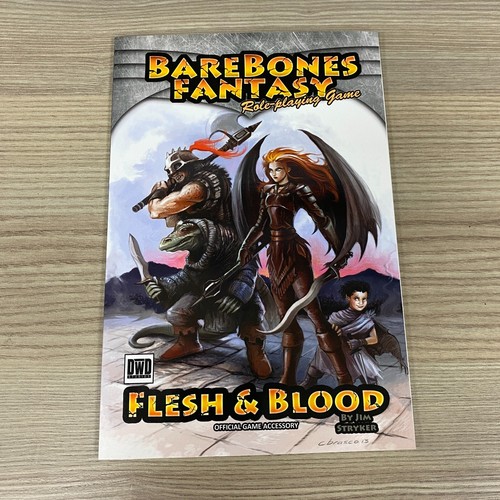 BAREBONES FANTASY ROLE-PLAYING GAME FLESH AND BLOOD OFFICIAL GAME ACCESSORY RPG | eBay