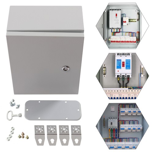 Steel Electrical Enclosure Box Wall-mounted Switchboard IP44 Waterproof ...