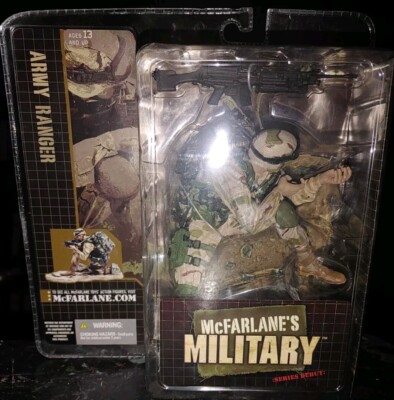 2005 McFarlane Military Series Debut Army Ranger Figure w/ M249 Assault ...