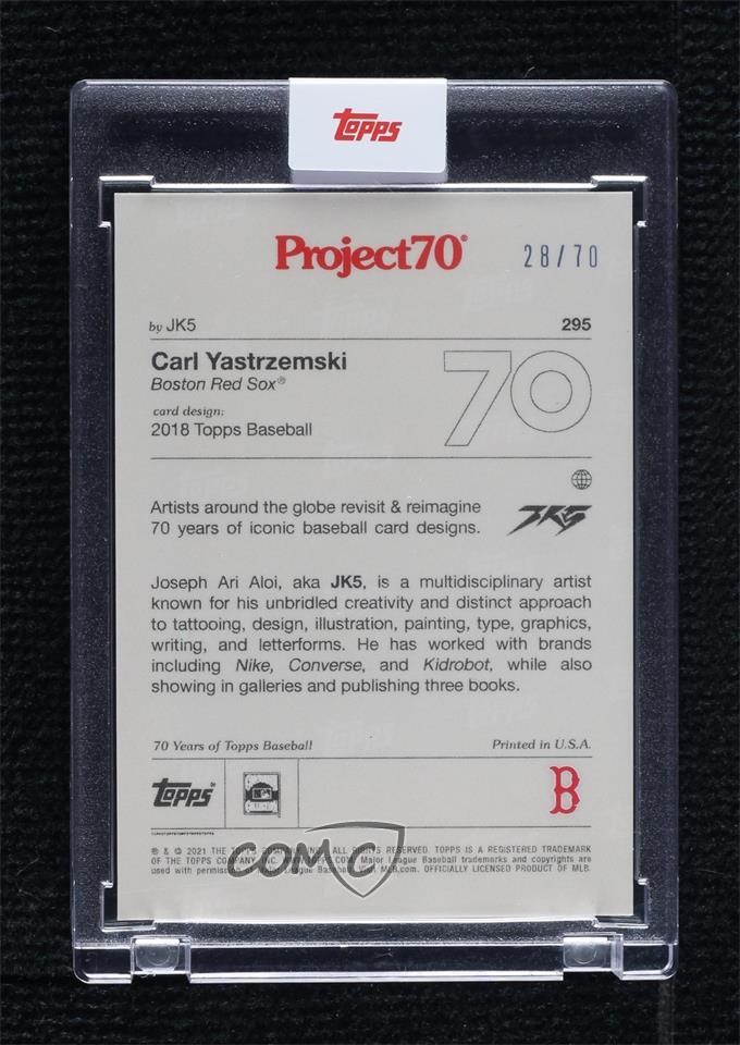 2021 Project 70 Online Exclusive Rainbow Foil /70 Carl Yastrzemski by ...