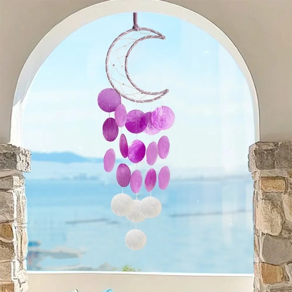 Circle Shell Dream Catchers Natural Shell Shell Pendant Wind Chimes ...