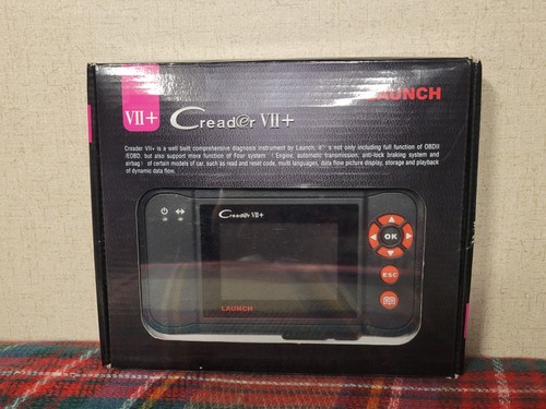 Launch Creader VII+ Black OBD II 3.5 Inch TFT LCD Display Car ...