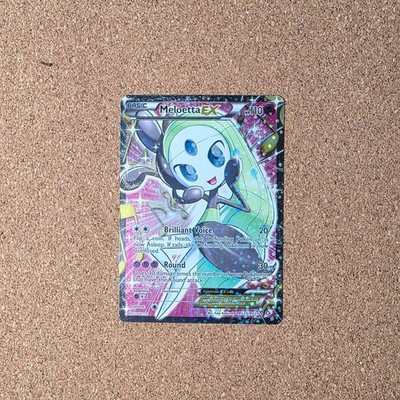 #1 Pokemon Meloetta EX RC25/RC25 Full Art BW Legendary Treasures Holo ...