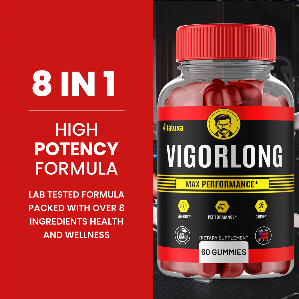 (2 Pack) VigorLong Gummies Male Performance & Endurance Gummy (120 ...