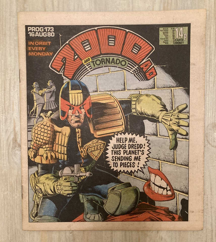 2000 AD & Tornado Vintage UK comic Issue 171 172 & 173 Judge Dredd Bolland Art | eBay UK