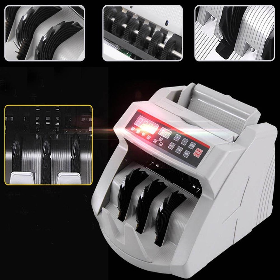 2108 Digital Display Money Counter for US DOLLAR Bill Cash Counting ...